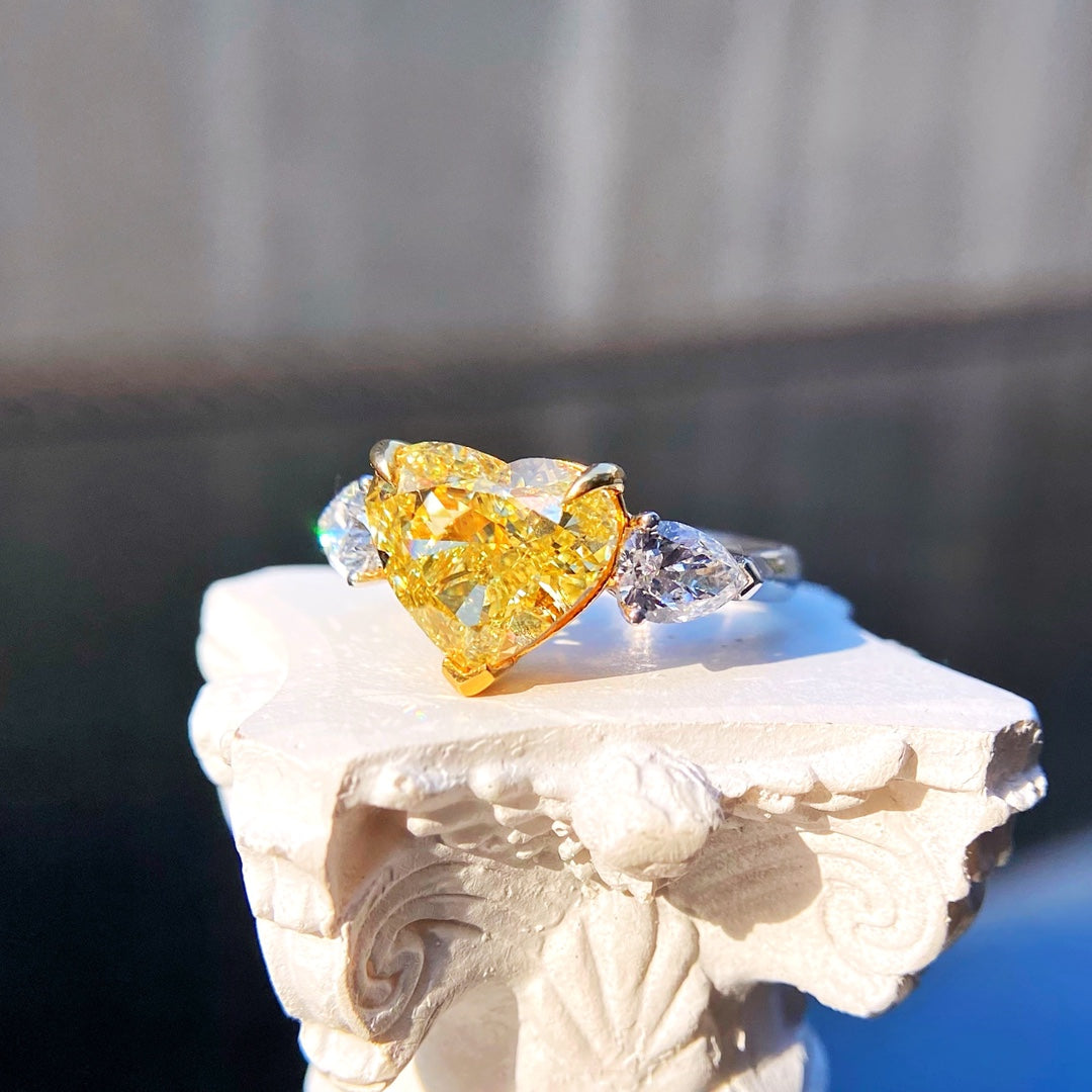 Breathtaking Natural Yellow Diamond High Jewelry – Eze Jewelry